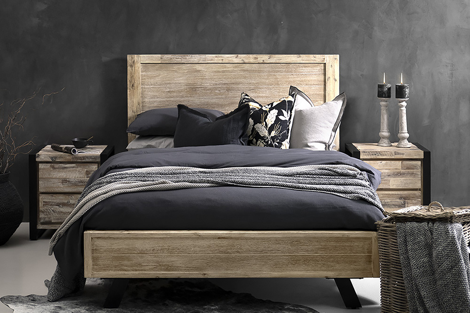 Ashford Bed Base - Queen | Cielo