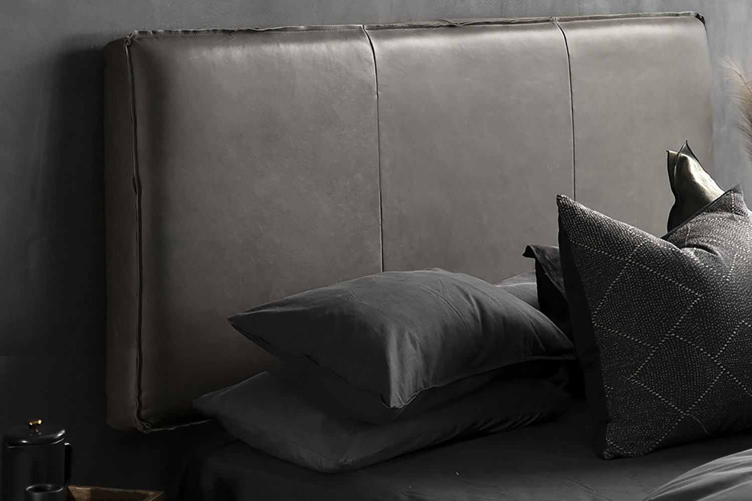 Matlock Leather Headboard King Cielo