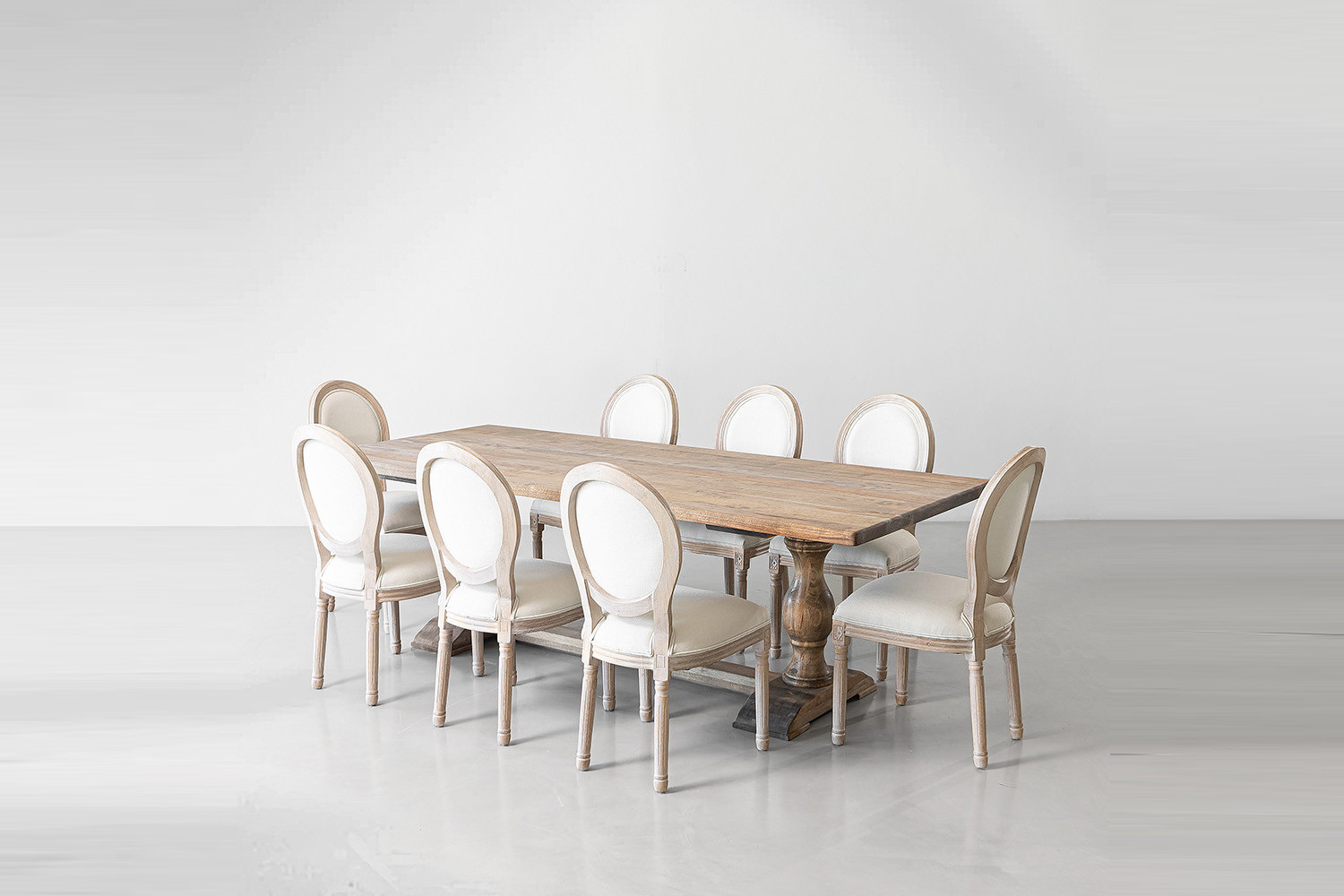 Bordeaux Olivia 8-Seater Dining Set 2.4m - Stone | Cielo