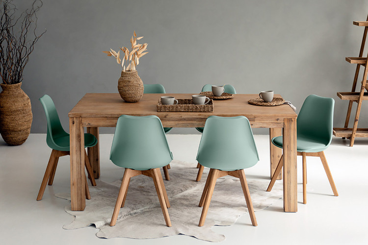 Vancouver Atom 6 Seater Dining Set - 1.6m | Cielo