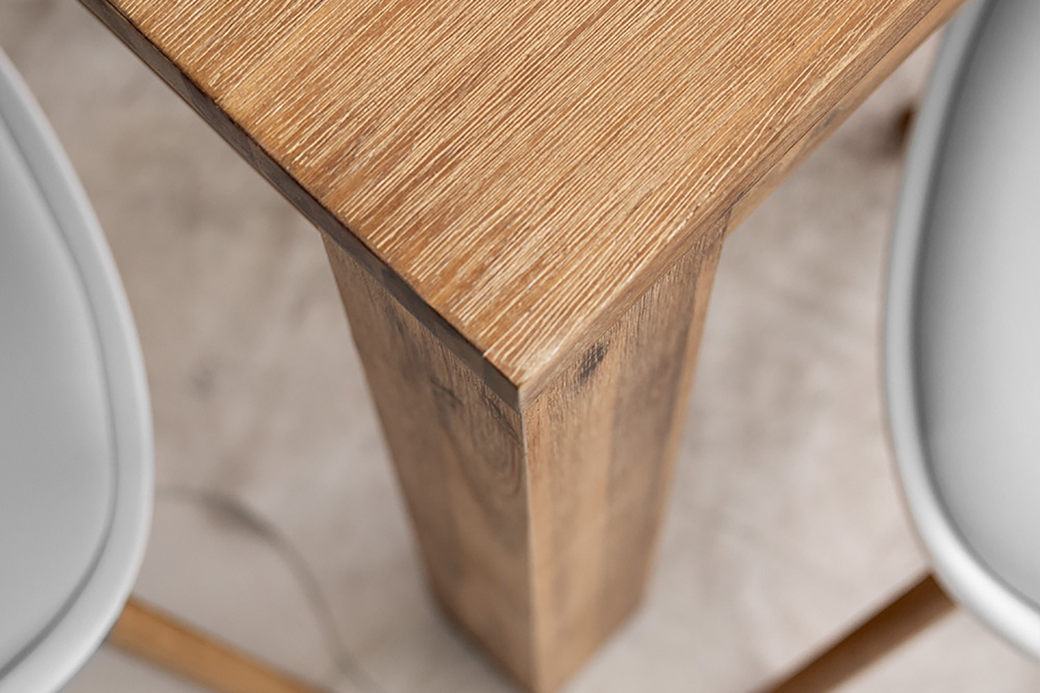 Vancouver Atom 6 Seater Dining Set (1.8m) - White