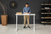 Axon Standing Desk - White - 1.2m | Cielo