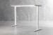 Axon Standing Desk - White & Natural - 1.6m | Cielo