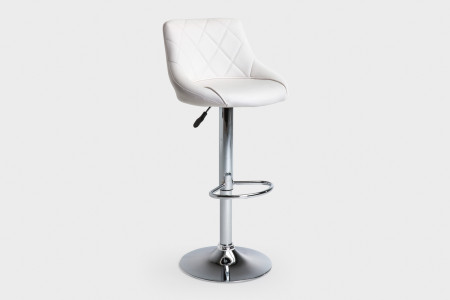 Amber Adjustable Bar Chair - White | Cielo
