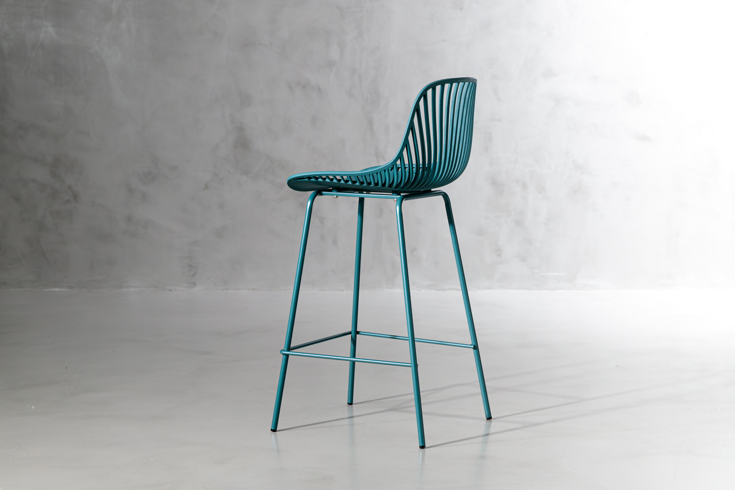 Yara Counter Bar Chair - Teal For Sale | Cielo