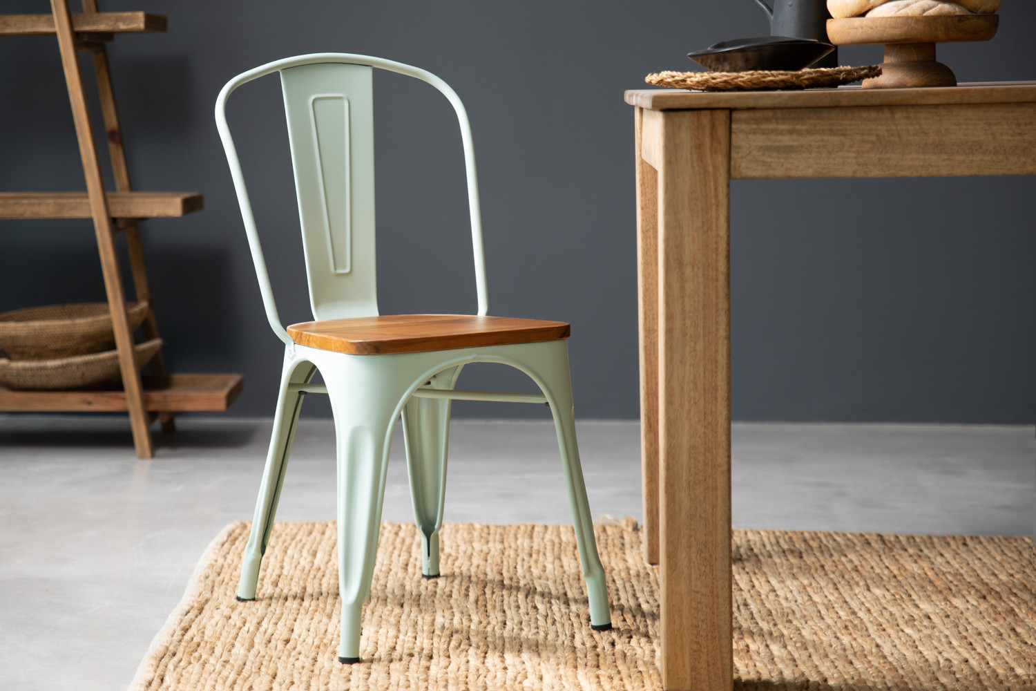 Odell Metal Dining Chair - Sage | Cielo