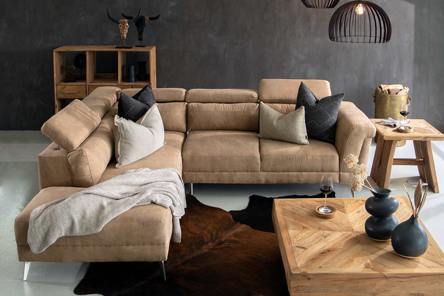 Fabric Corner Couches