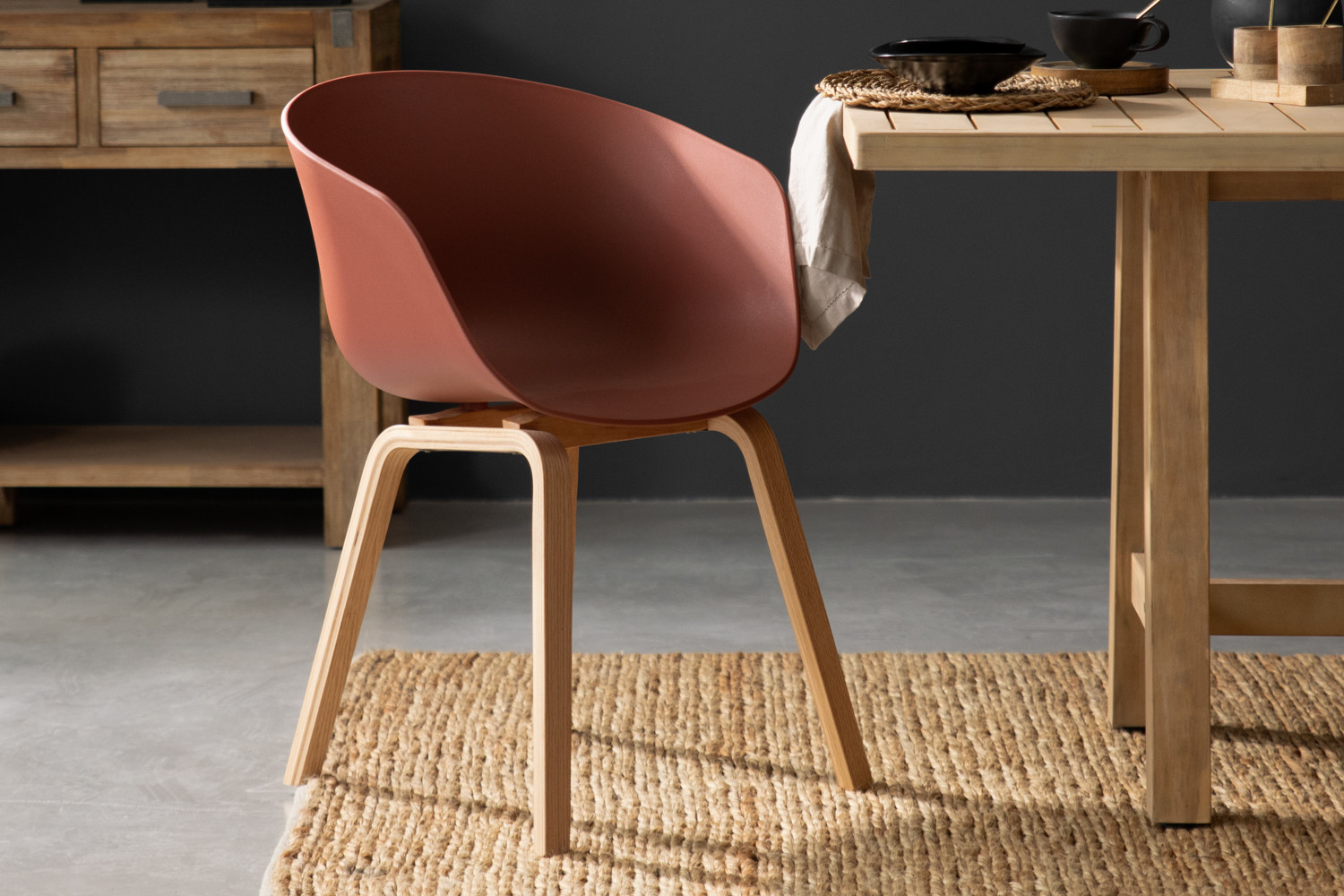 Julie Dining Chair - Rust | Cielo
