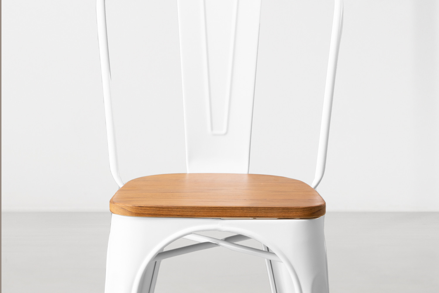 Odell Metal Dining Chair - Matt White | Cielo
