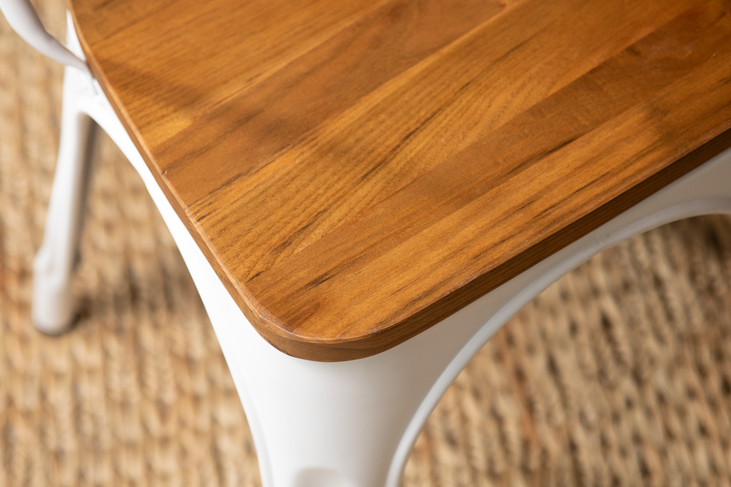 Odell Metal Dining Chair - Matt White | Cielo