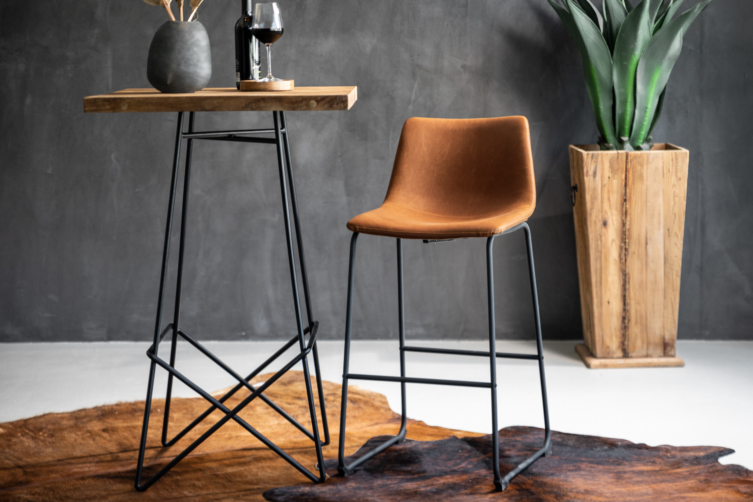 Halo Tall Bar Chair - Tan For Sale | Cielo