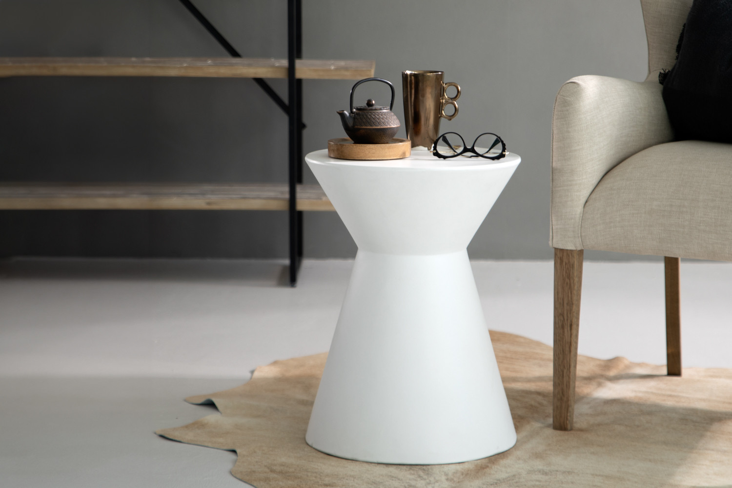Ibiza Side Table - Ivory | Cielo