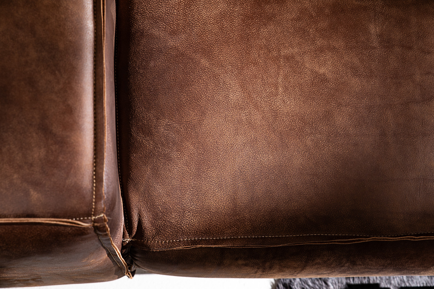 Jagger 3 Seater Leather Couch - Spice | Cielo