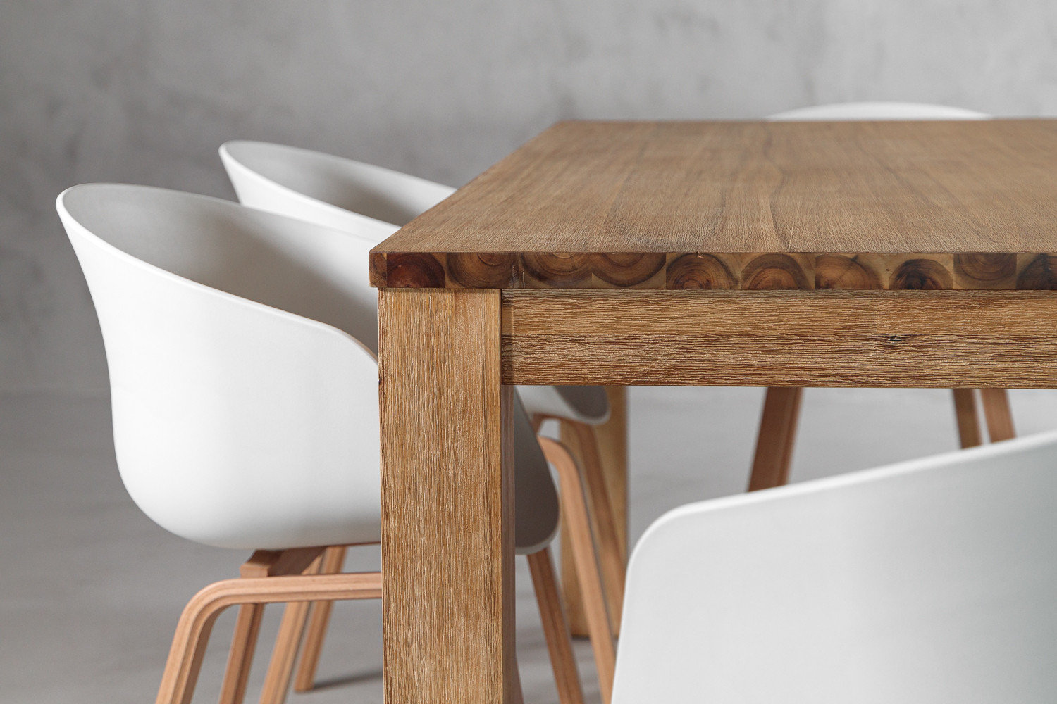 Vancouver Julie 6 Seater Dining Set - 1.8m - White