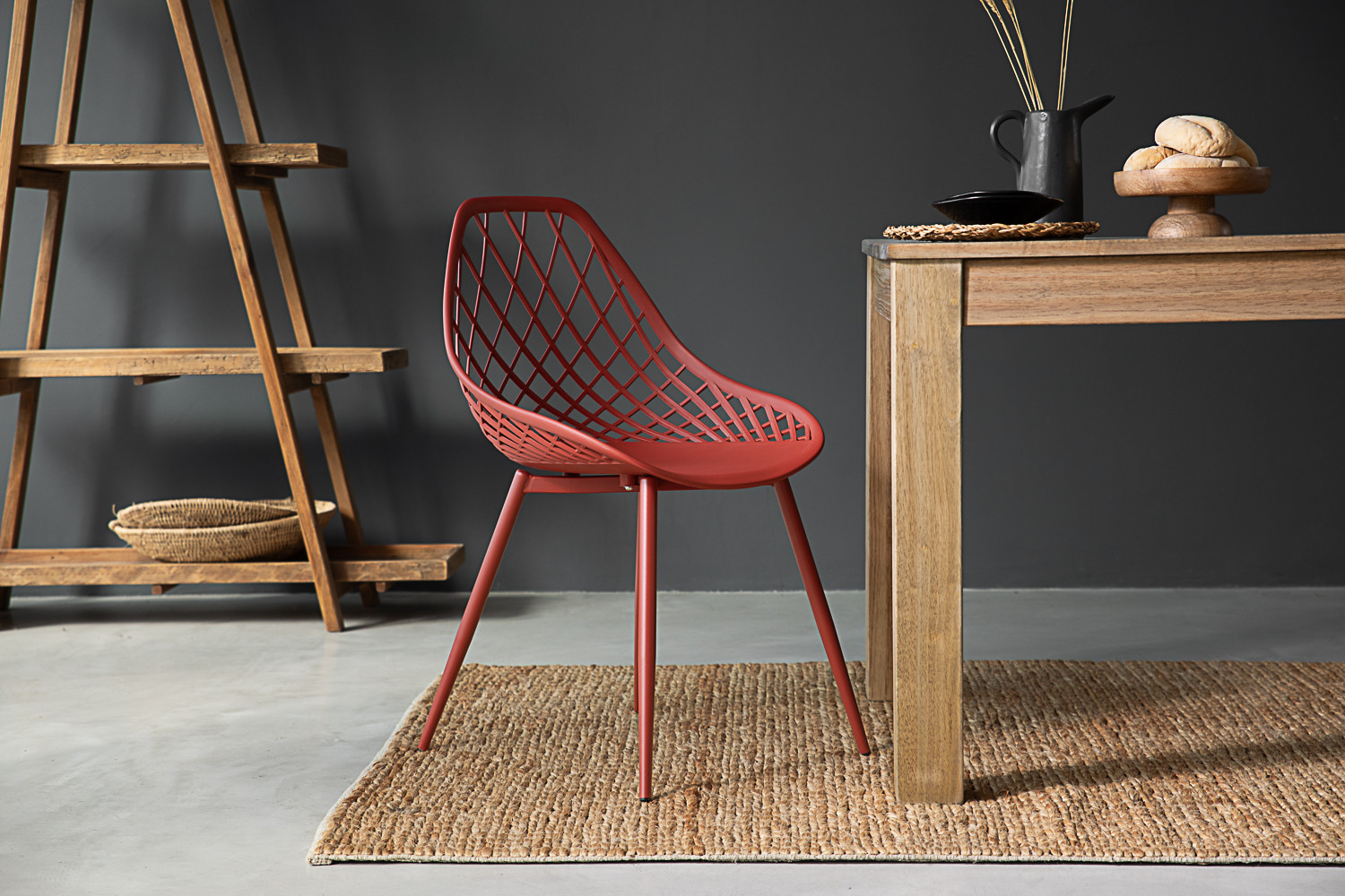 Ivie Dining Chair - Rust | Cielo