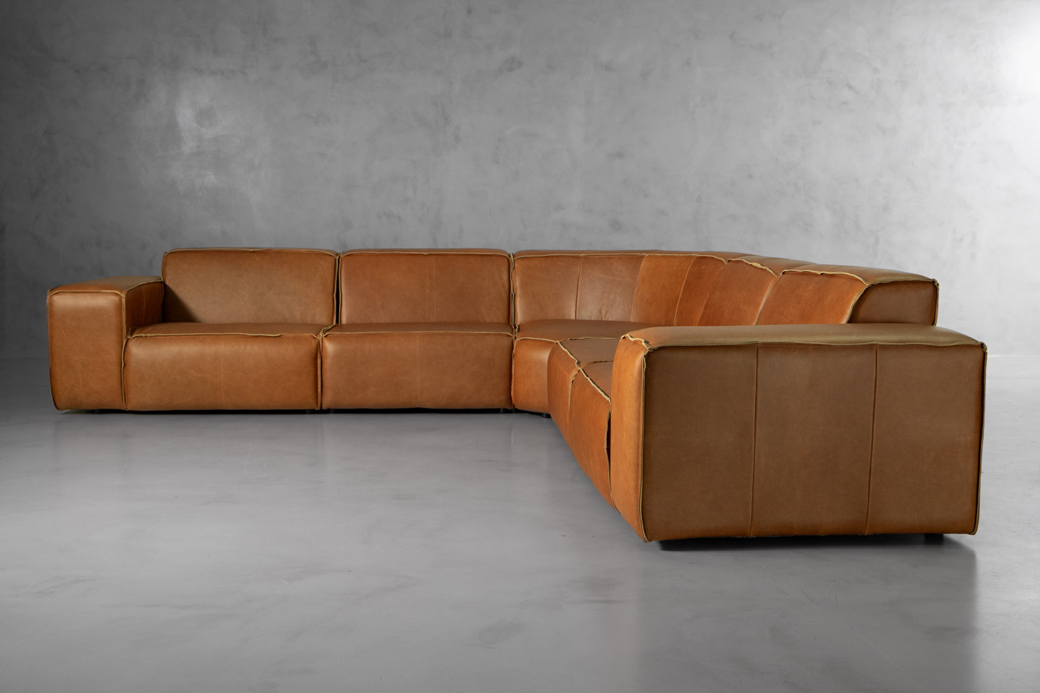 Jagger Leather Modular - Grand Corner Couch | Cielo