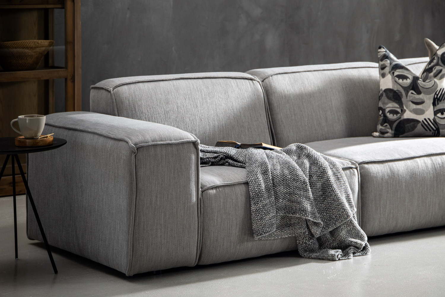 Jagger Modular - 4 Seater Couch - Mist | Cielo