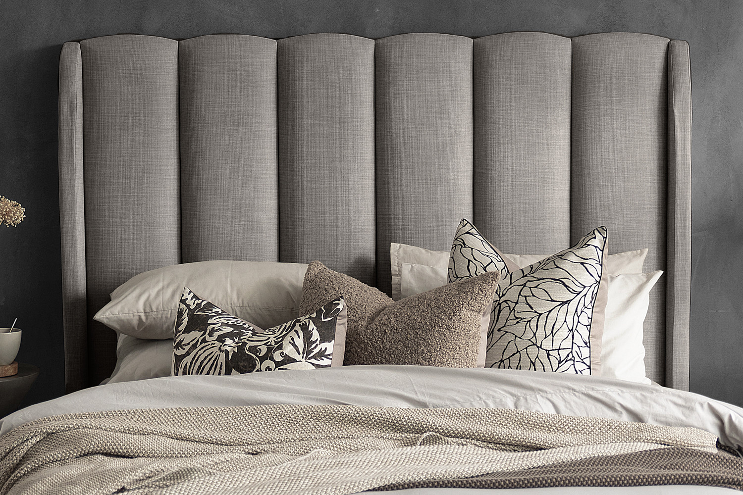 Corina Headboard - Queen - Alaska Grey | Cielo