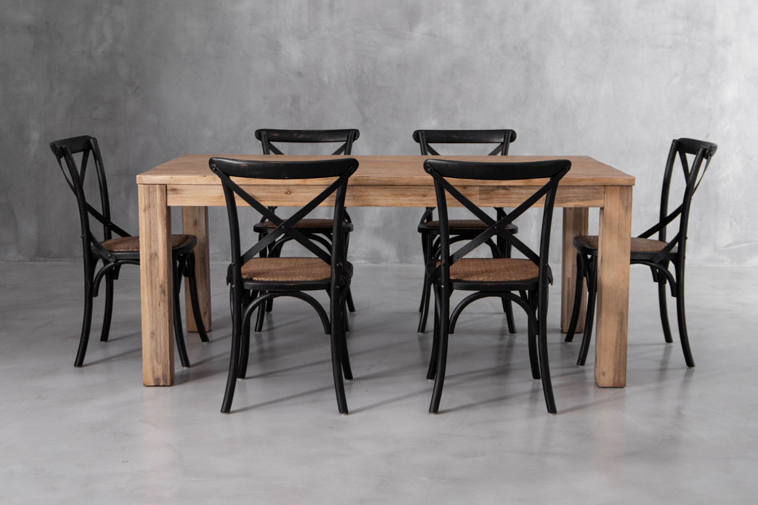 Vancouver La Rochelle 6-Seater Dining Set 1.6m | Cielo