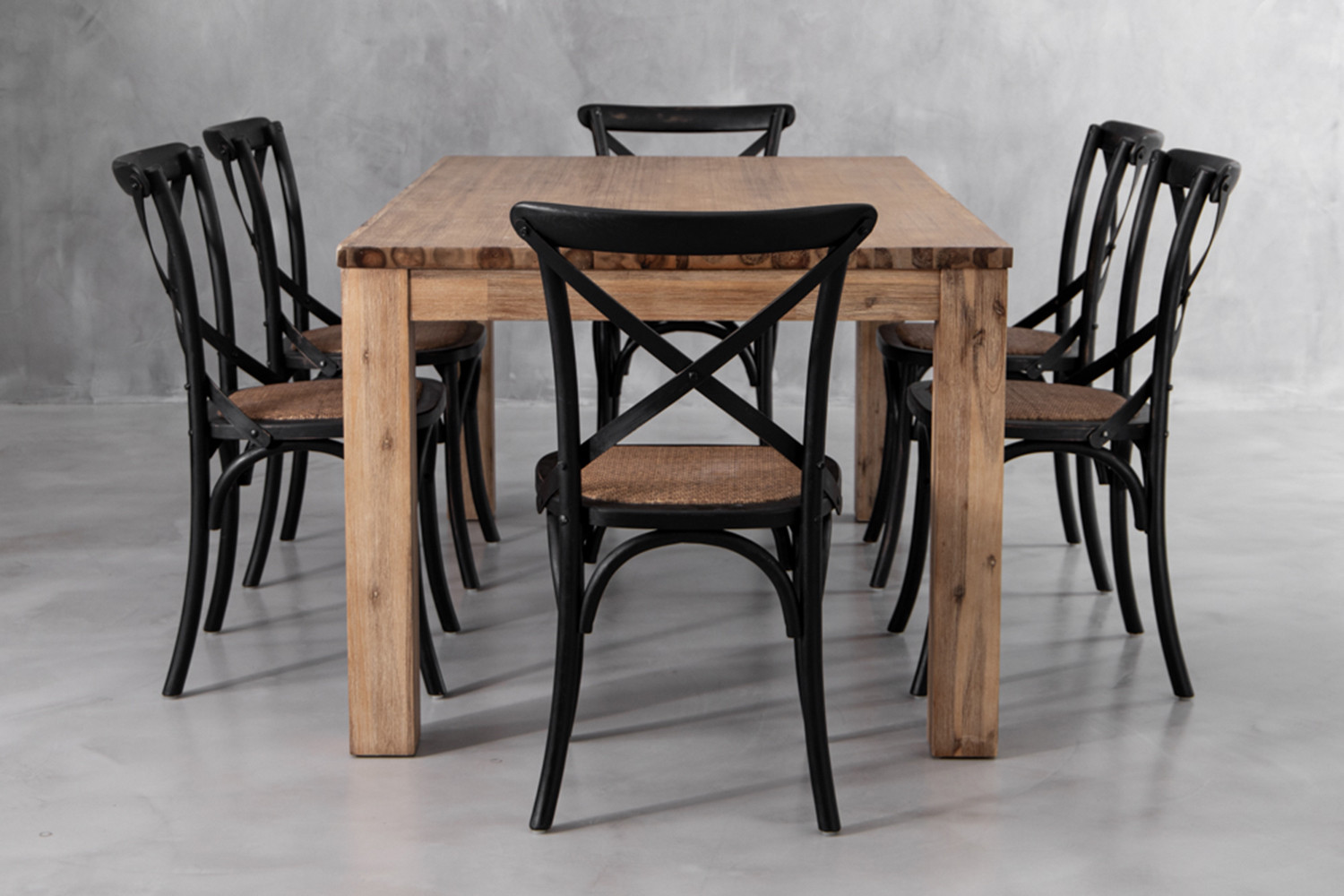 Vancouver La Rochelle 6-Seater Dining Set 1.6m | Cielo