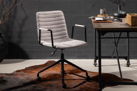 Marco Adjustable Office Chair - Stone For Sale | Cielo