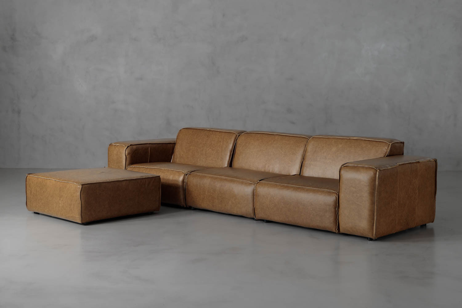 Jagger Leather Modular - Daybed - Sahara | Cielo