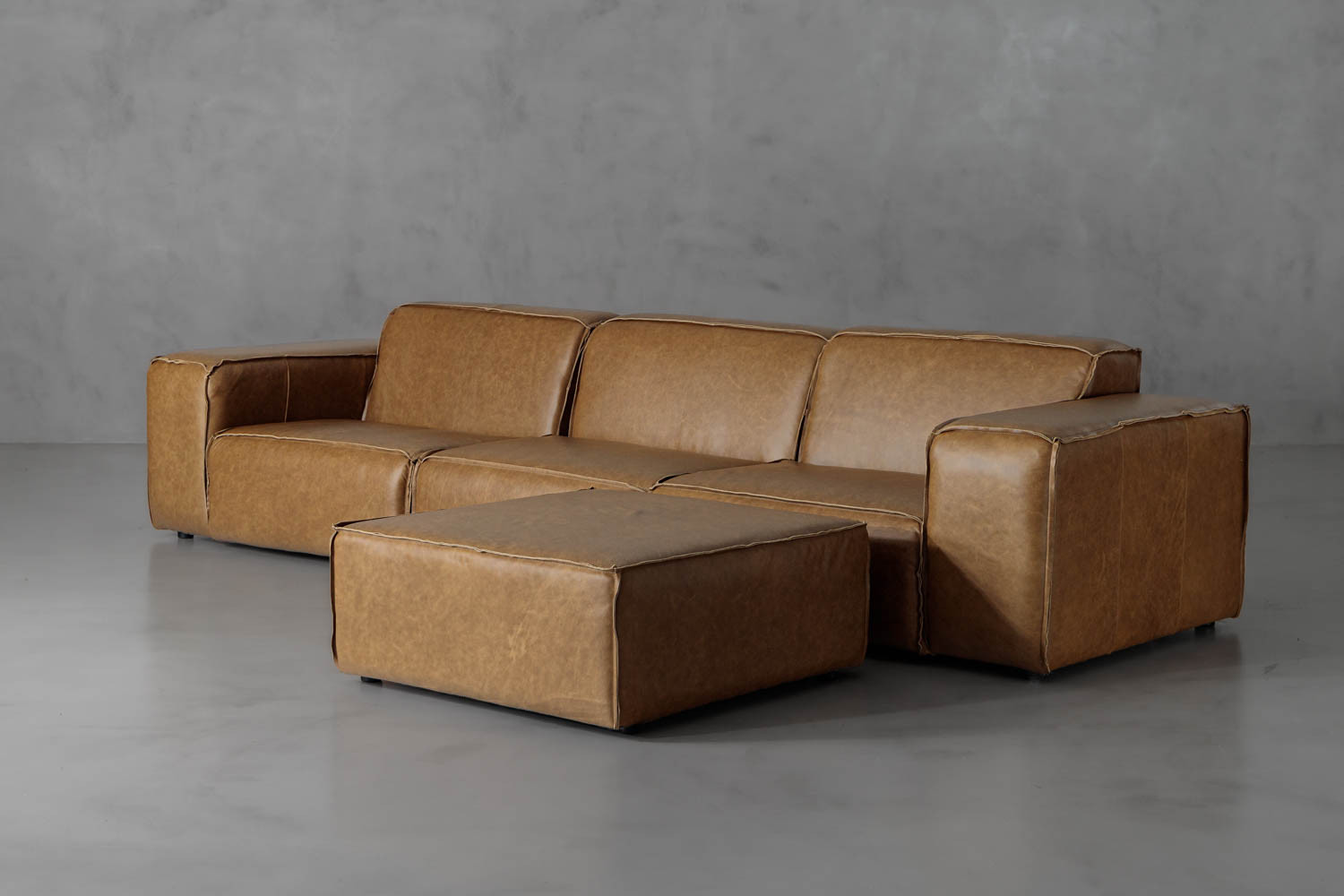 Jagger Leather Modular - Daybed - Sahara | Cielo