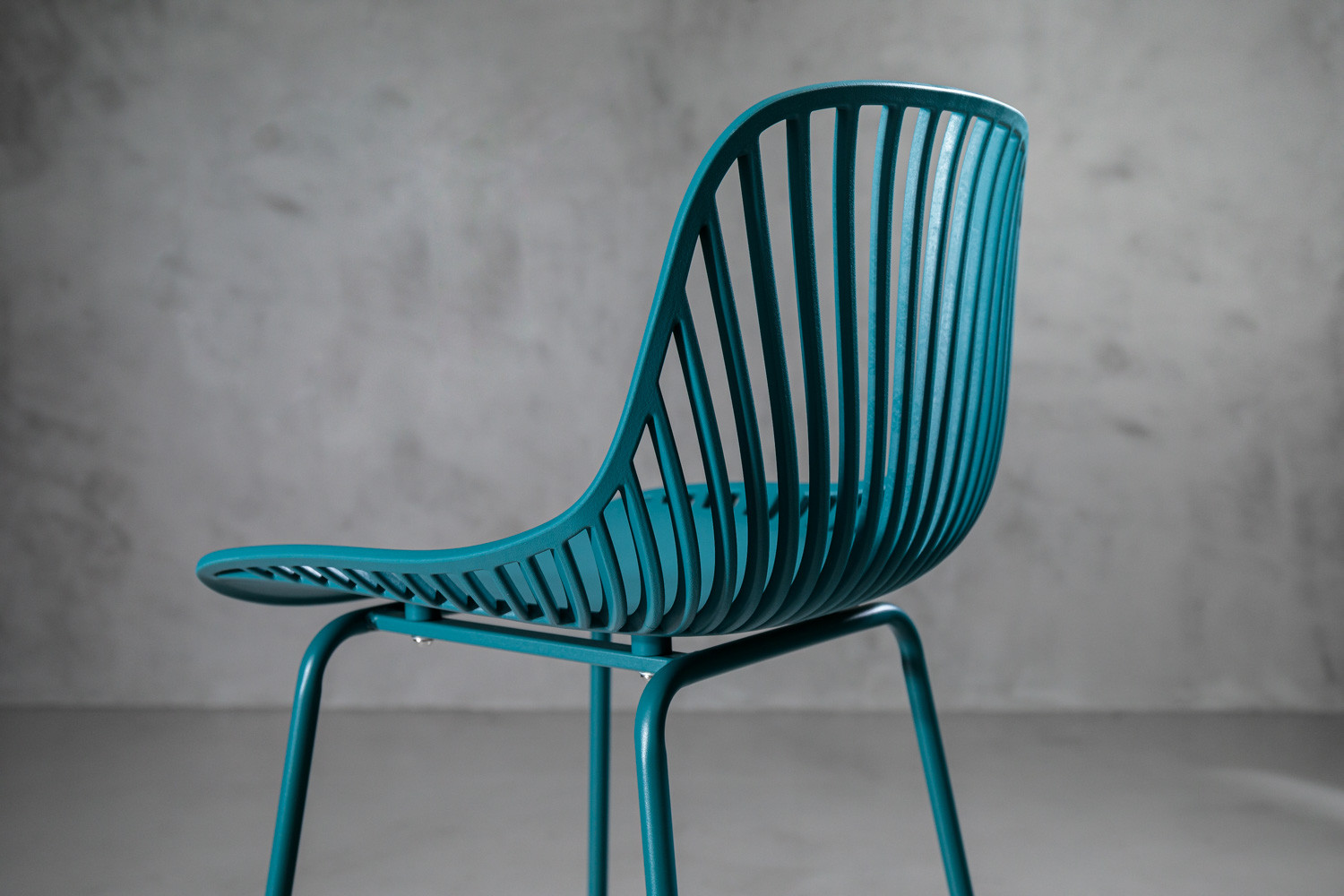 Yara Tall Bar Chair - Deep Teal For Sale | Cielo