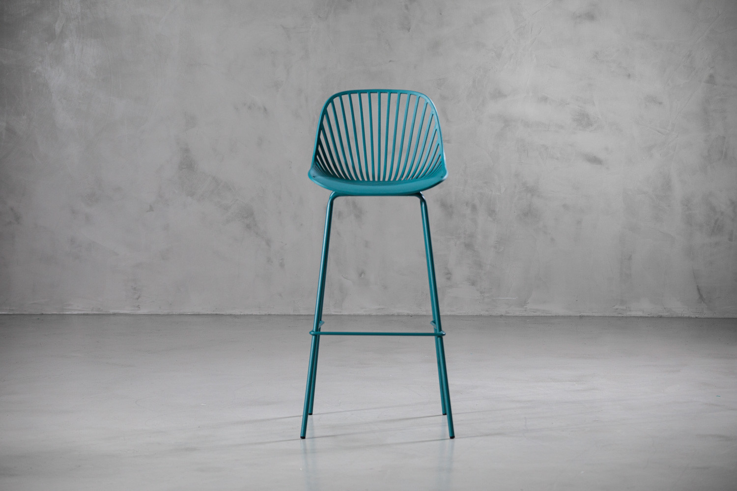 Yara Tall Bar Chair - Deep Teal For Sale | Cielo