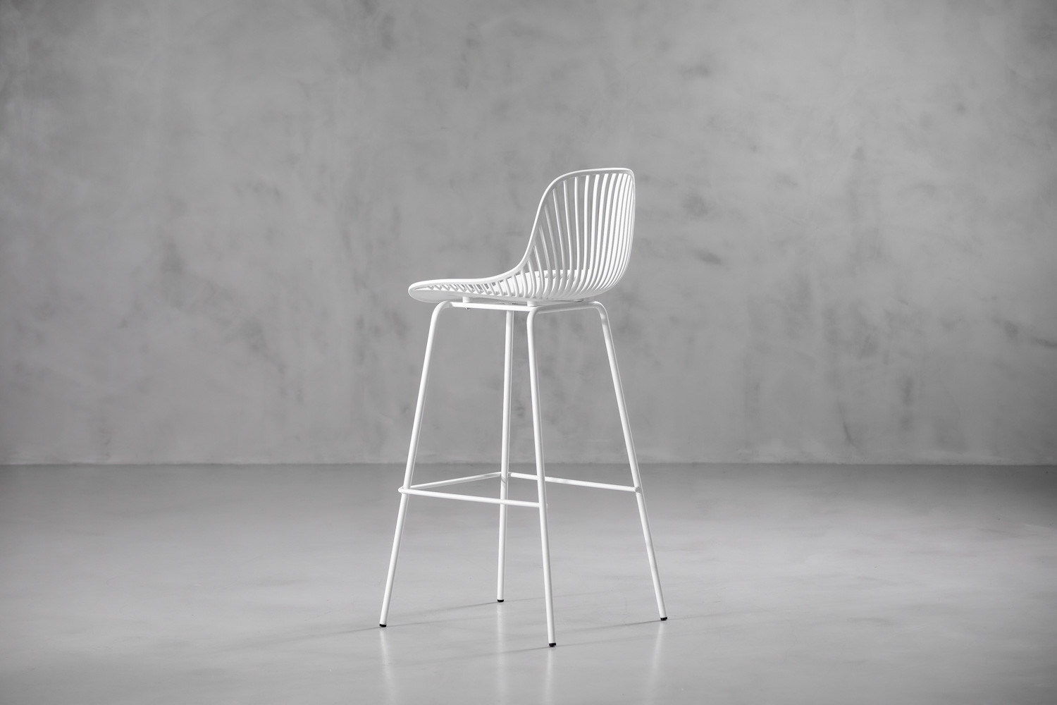 Yara Tall Bar Chair - White For Sale | Cielo