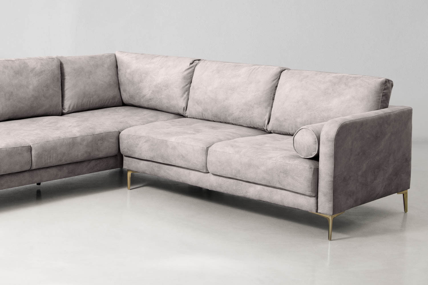 Hayden Corner Couch - Stone | Cielo