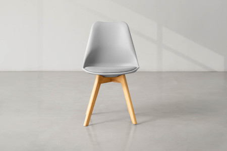 Atom Dining Chair - Grey For Sale | Cielo