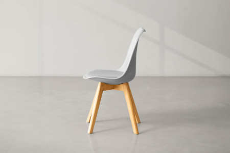 Atom Dining Chair - Grey For Sale | Cielo