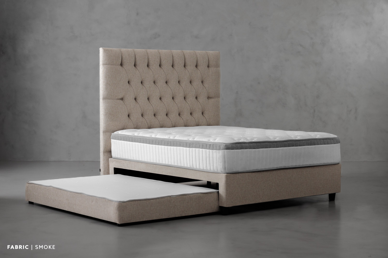 Skyler Dual Function Bed Queen Smoke For Sale | Cielo