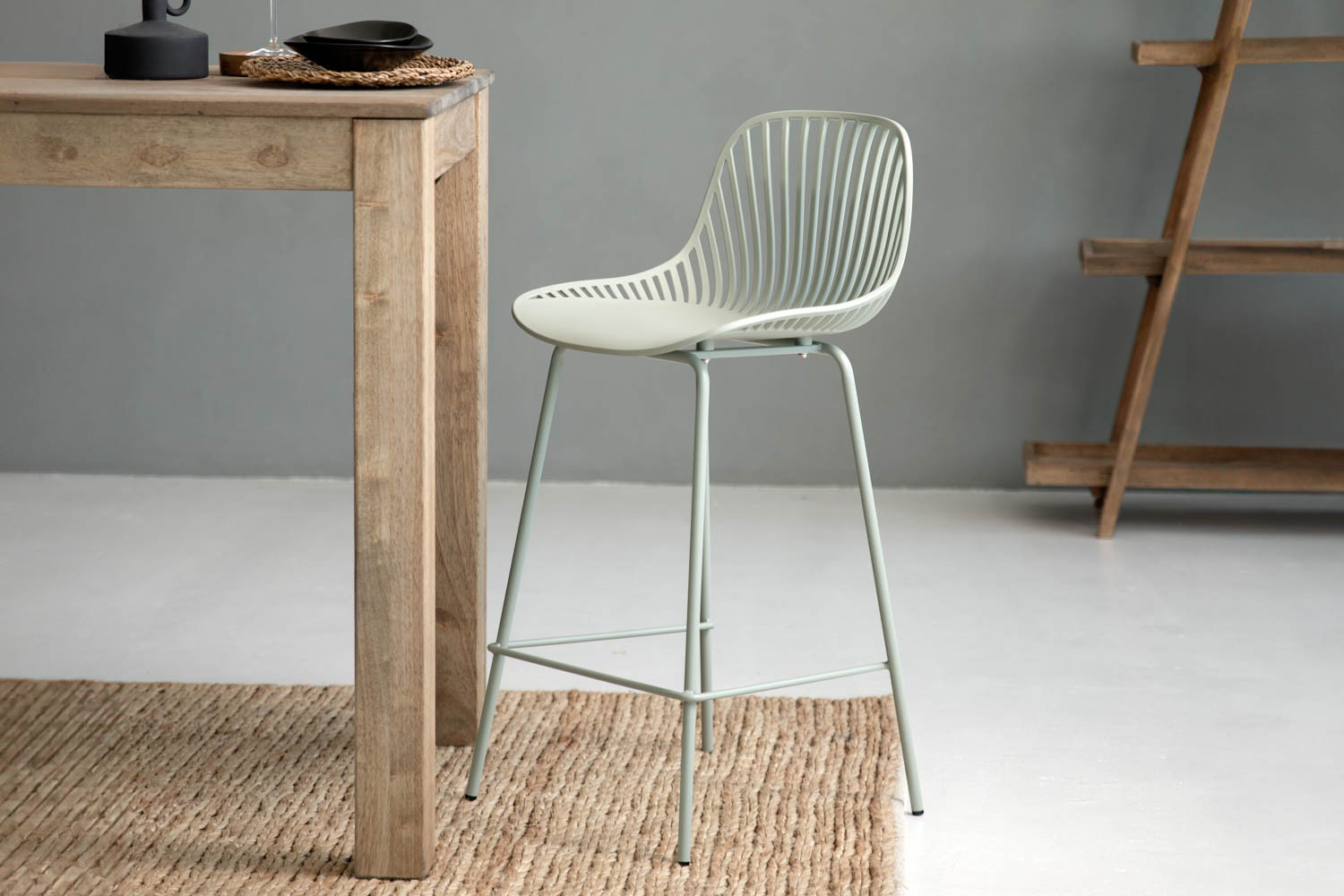 Yara Counter Bar Chair - Sage For Sale | Cielo
