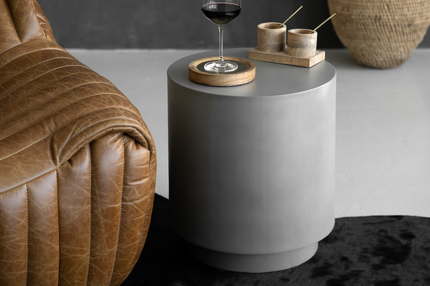 Veneto Side Table - Natural Grey | Cielo