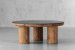 Artemis Round Coffee Table - Natural & Black | Cielo