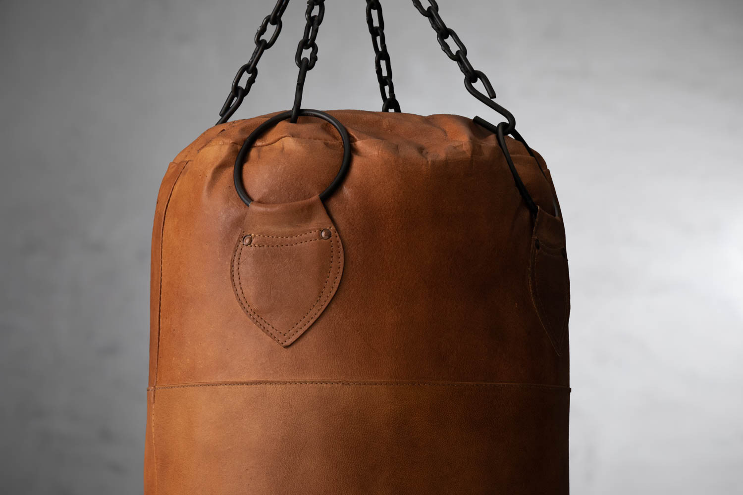 Stallone Leather Boxing Bag - Bourbon For Sale | Cielo