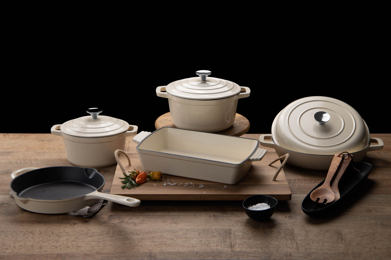 Nouvelle Set + Free Apron | Buttermilk | Ash & | Cielo