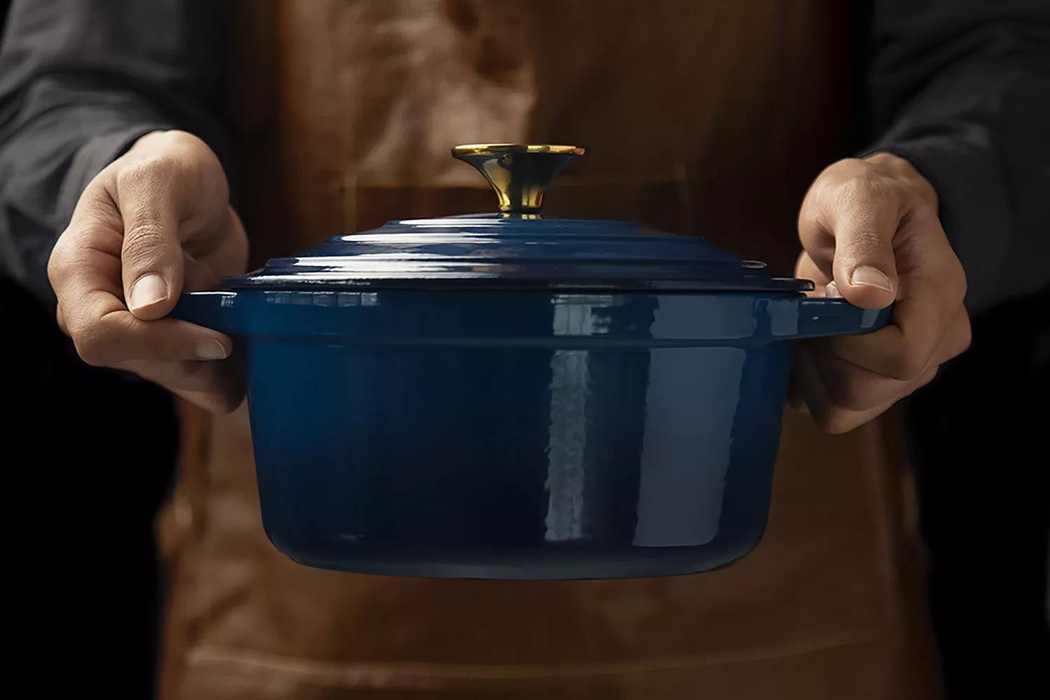 Nouvelle Cookware Set - Midnight & Apron - Brown & Tan | Cielo