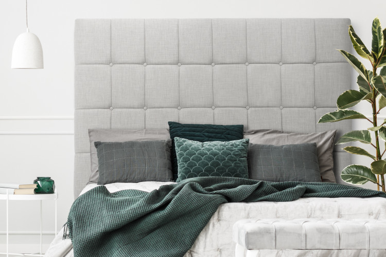 Ruby Headboard King Alaska Taupe Cielo
