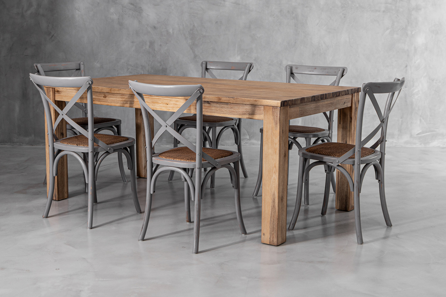 Vancouver La Rochelle 6-Seater Dining Set 1.8m | Cielo