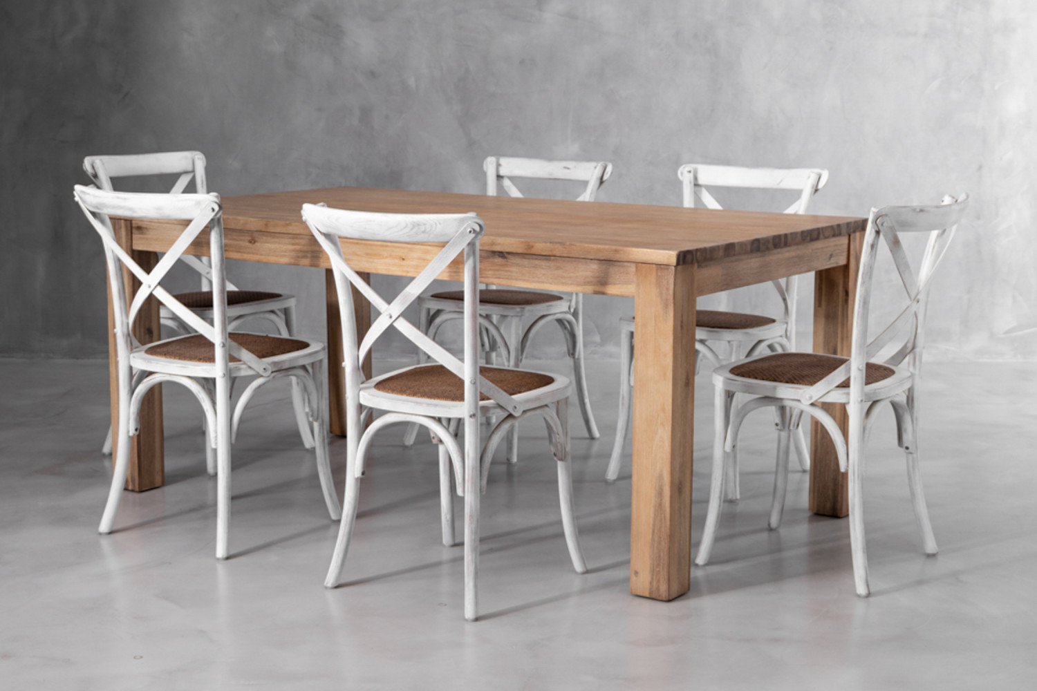 Vancouver La Rochelle 6-Seater Dining Set 1.8m | Cielo