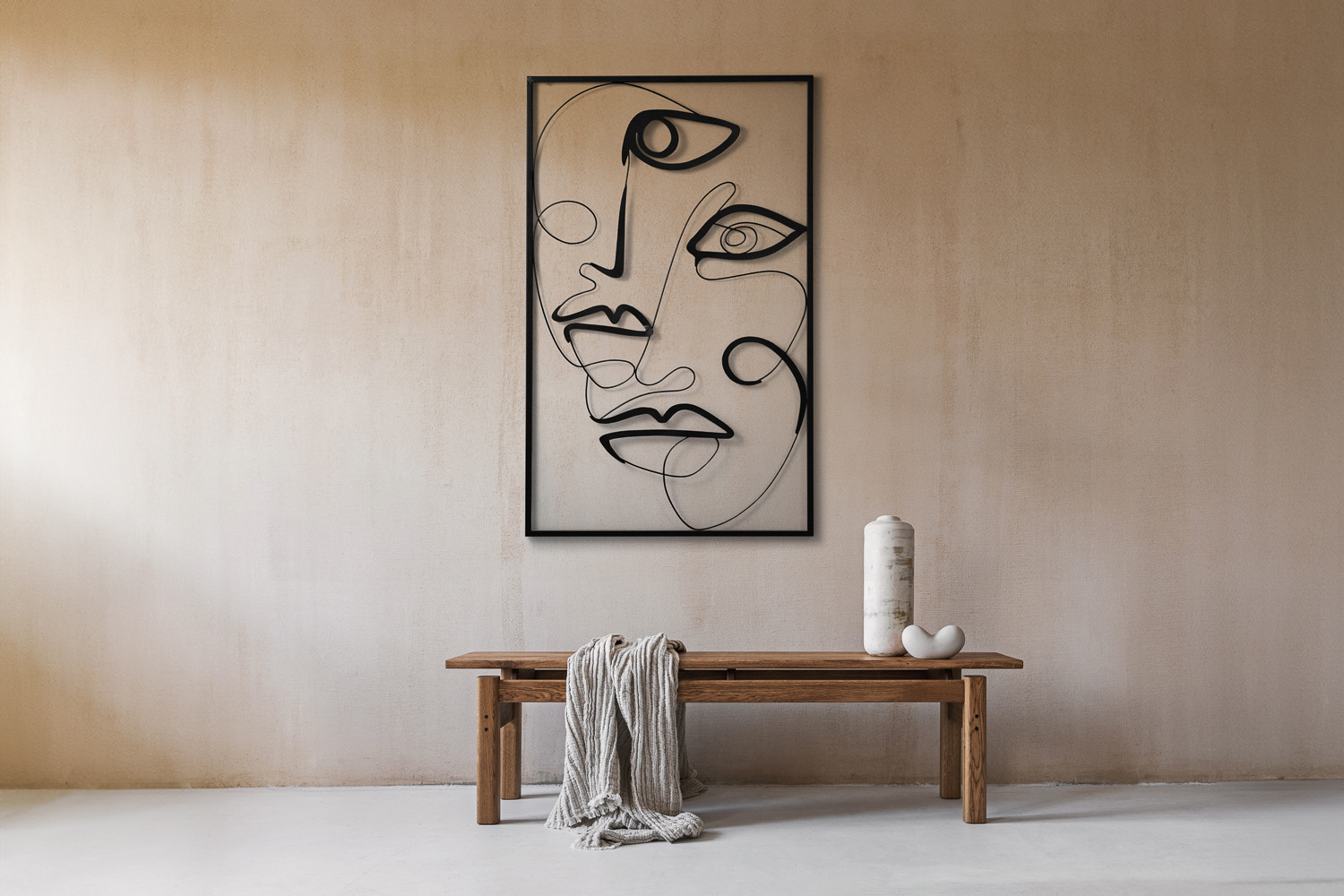 Abstract Faces - Metal Wall Art For Sale | Cielo