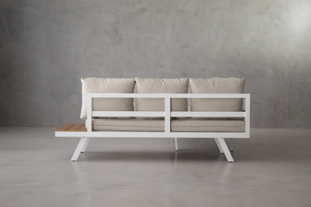 Havana Corner Patio Lounge Set - Stone | Cielo