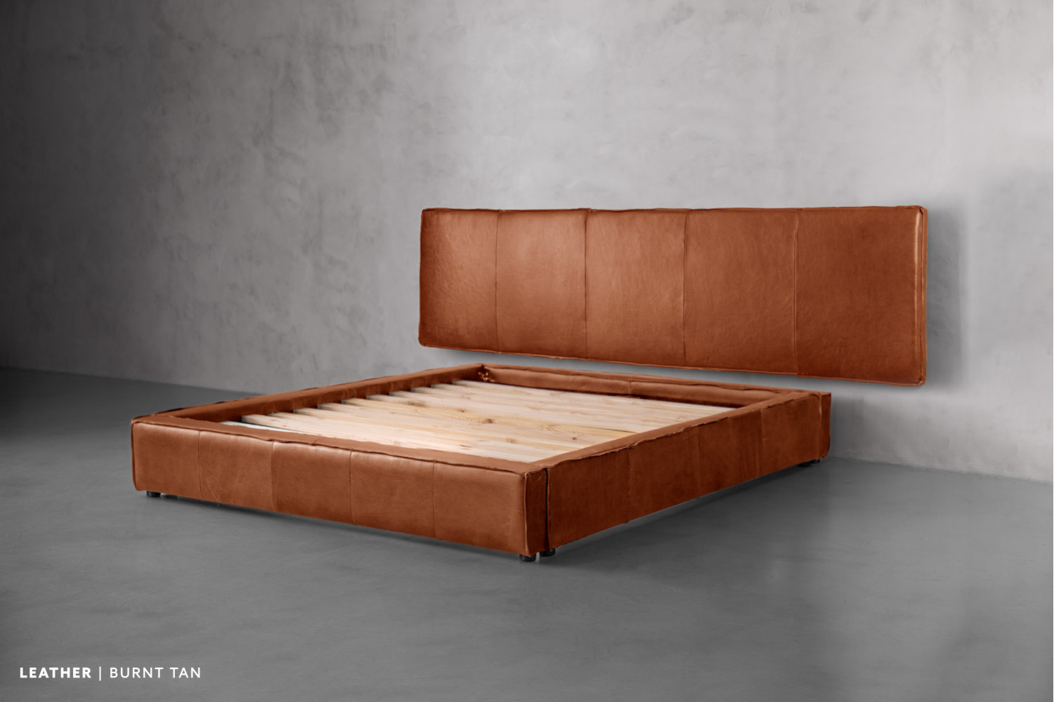 Matlock Kendrix Leather Bed - Grand Queen For Sale | Cielo