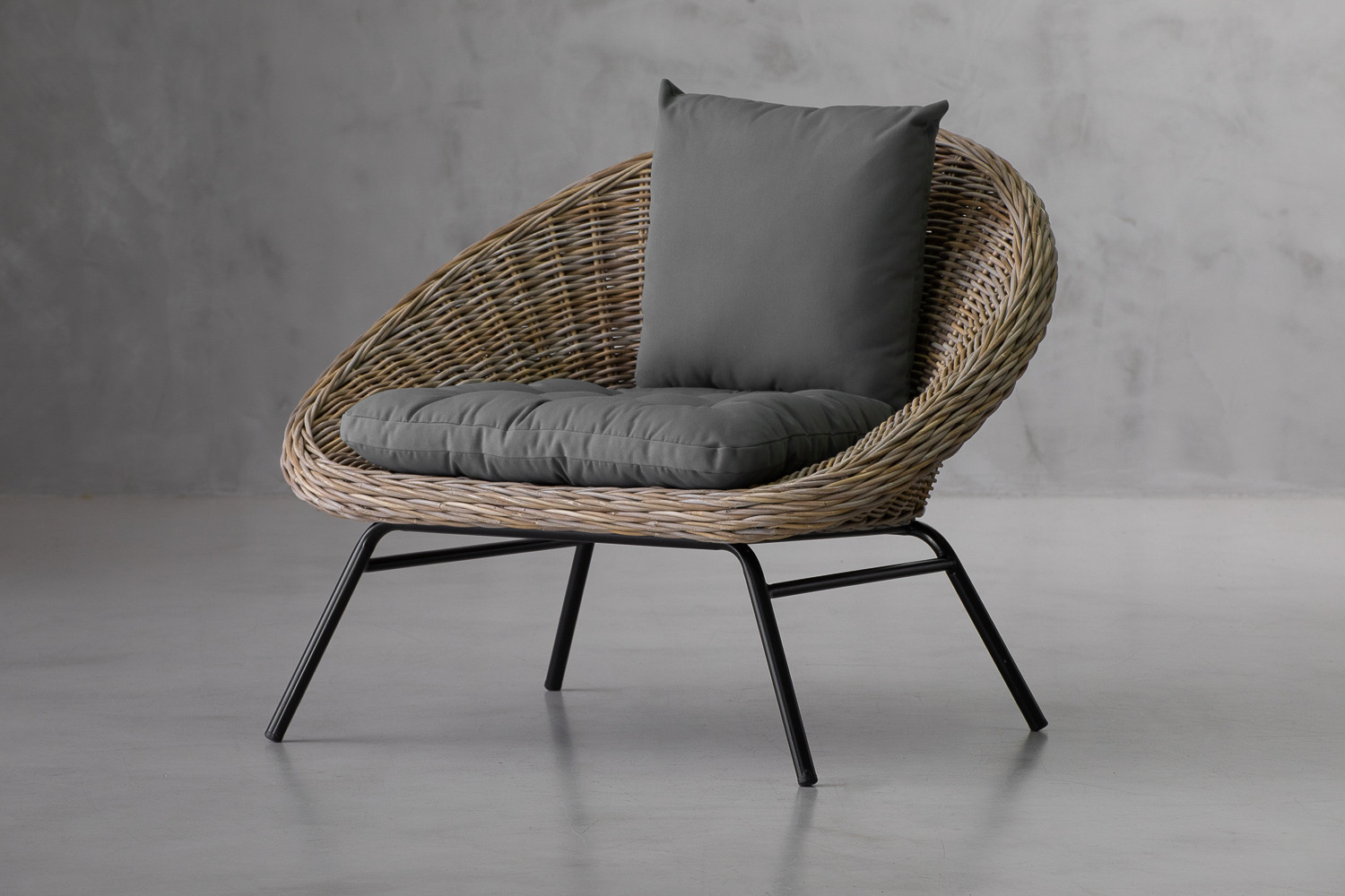 Mykonos Patio Chair - Slate | Cielo