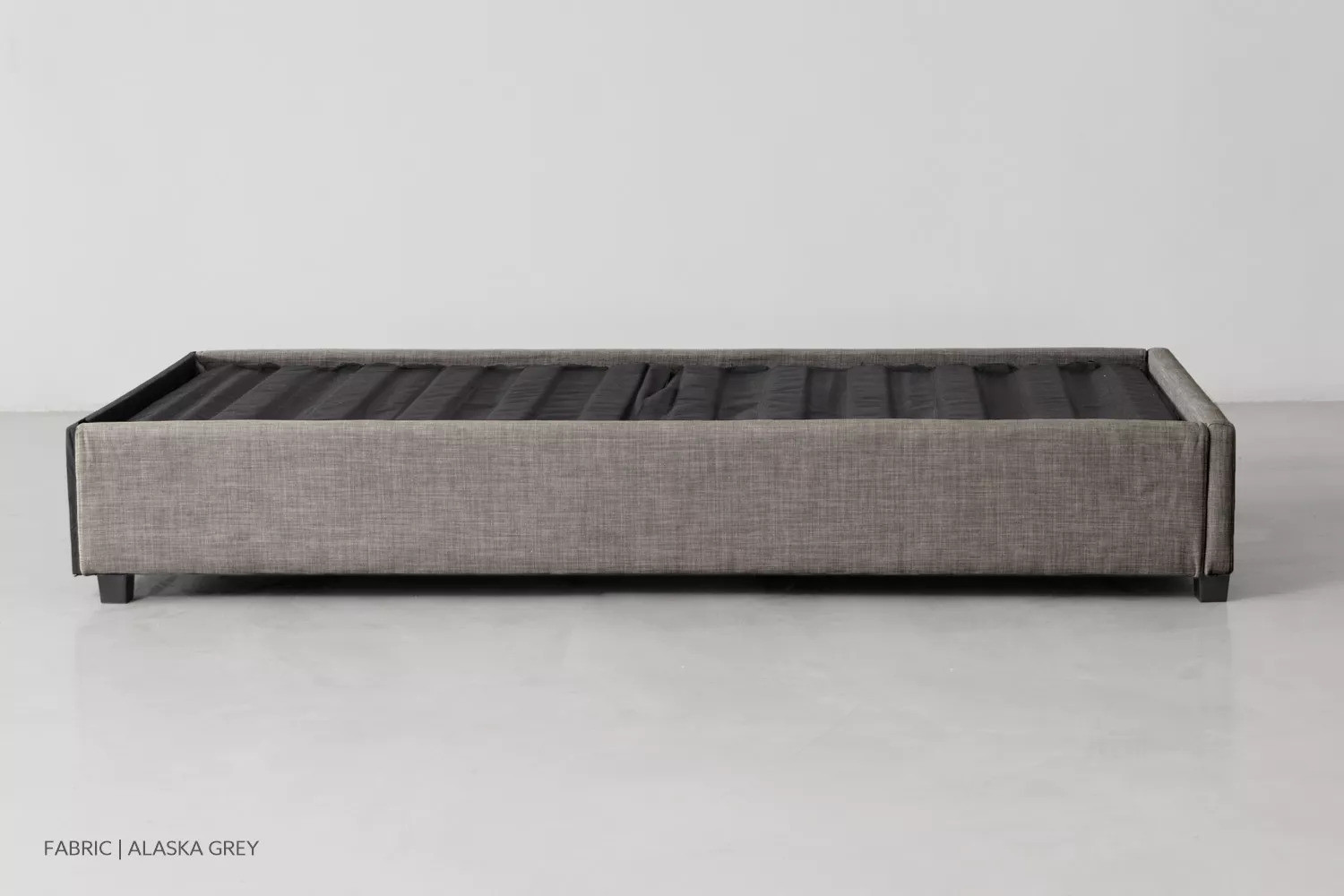 Kylan Bed Base - Single XL - Alaska Grey | Cielo