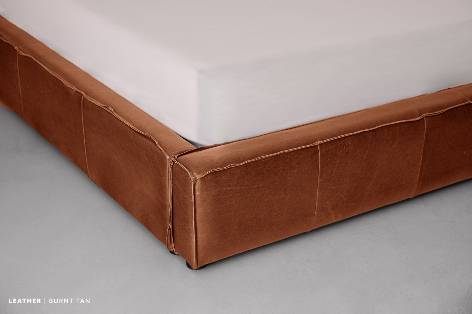 Kendrix Leather Bed Base | Cielo
