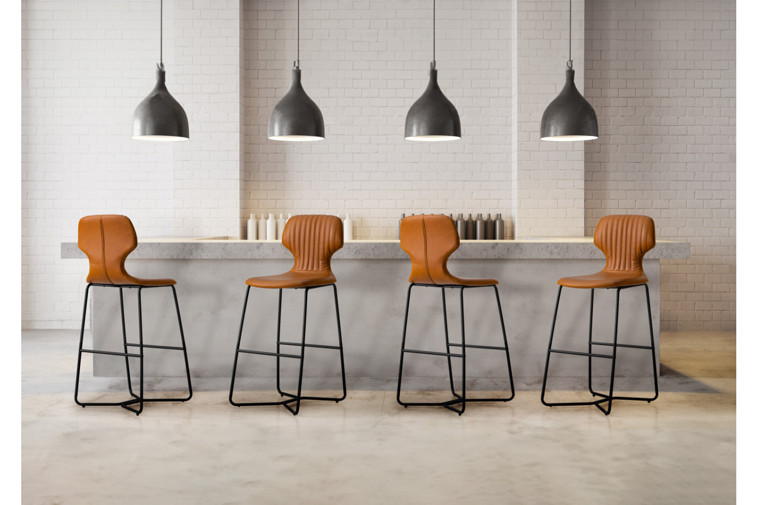 Benson Tall Bar Chair - Tan | Cielo